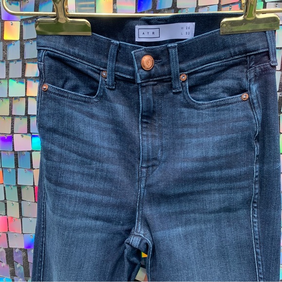 AYR | Jeans | Nwt Ayr The Riser Psychic City Indigo Skinny Jeans Brand ...